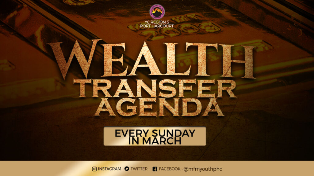 The Concept of Prosperity - Spiritual Prosperity - MFMYOUTHPHC Region 5